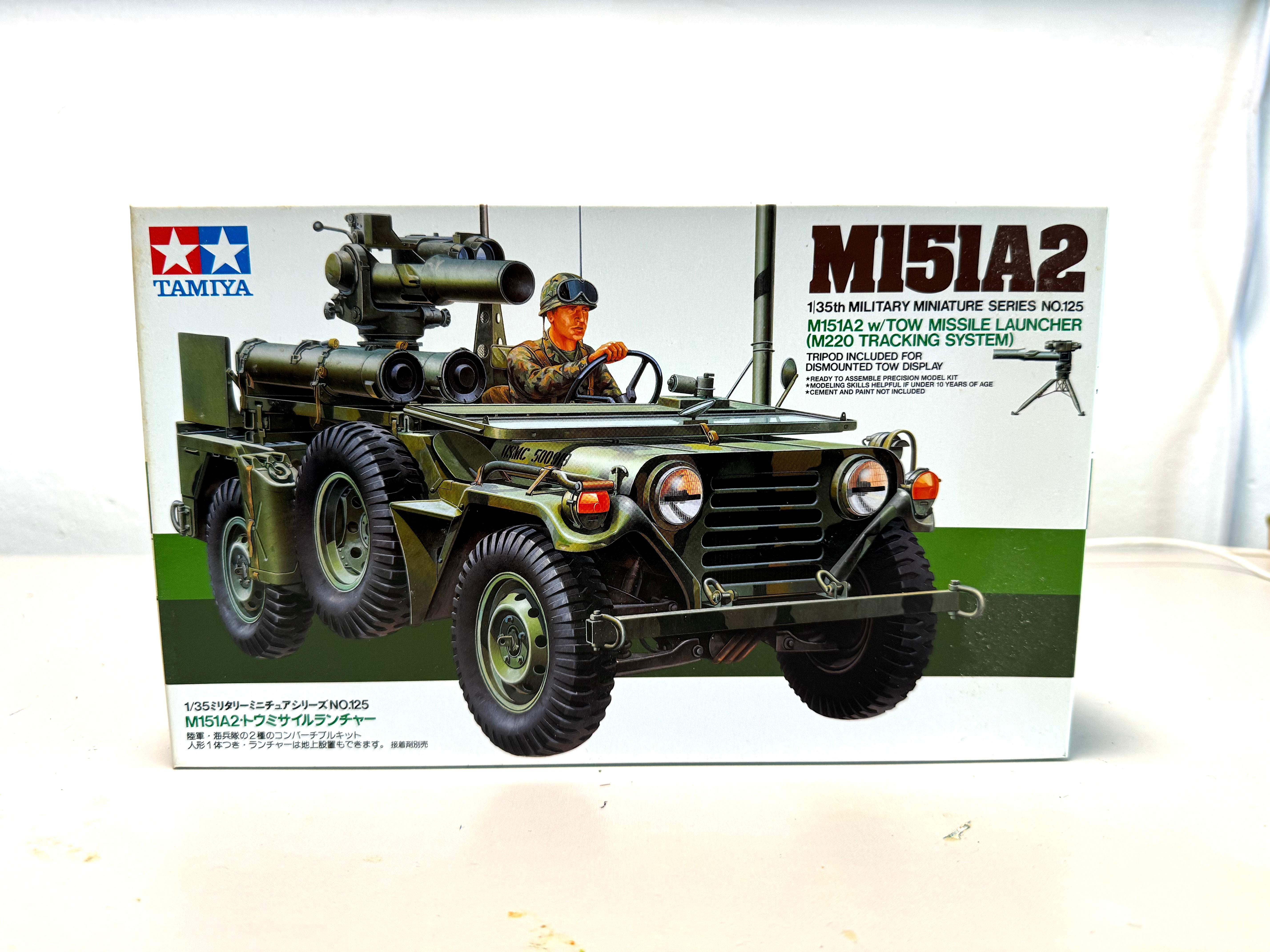 TAMIYA - 1/35 M151A2 w/TOW LISSILE LAUNCH – 八目坊